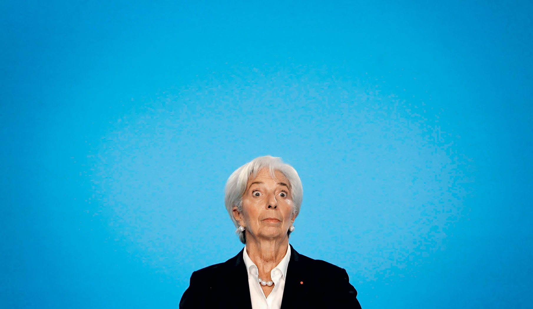 Christine Lagarde, szefowa Europejskiego Banku Centralnego, walczy z ...