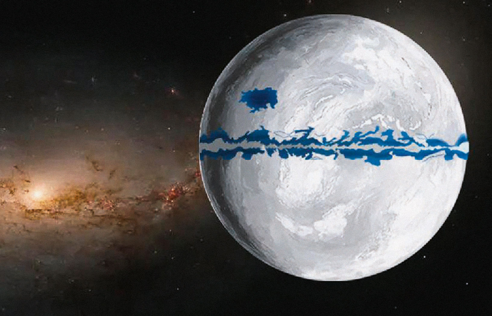 Ziemia-śnieżka nie cała zamarzła